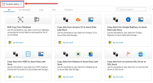 Azure Data Factory Pipeline Templates