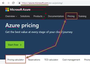 Azure Pricing Calculator