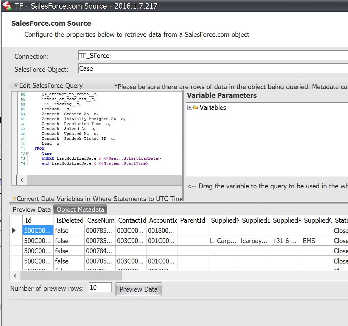 Incrementally Loading Data from Salesforce