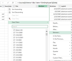 Power Query – Controlling M Query Functions w/ User Driven Parameters