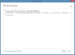 Power Query – Controlling M Query Functions w/ User Driven Parameters