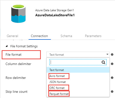 Using ORC, Parquet and Avro Files in Azure Data Lake