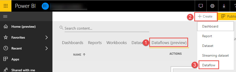 ETL in Power BI with Dataflow