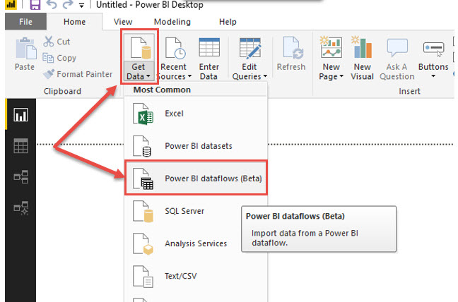 ETL in Power BI with Dataflow