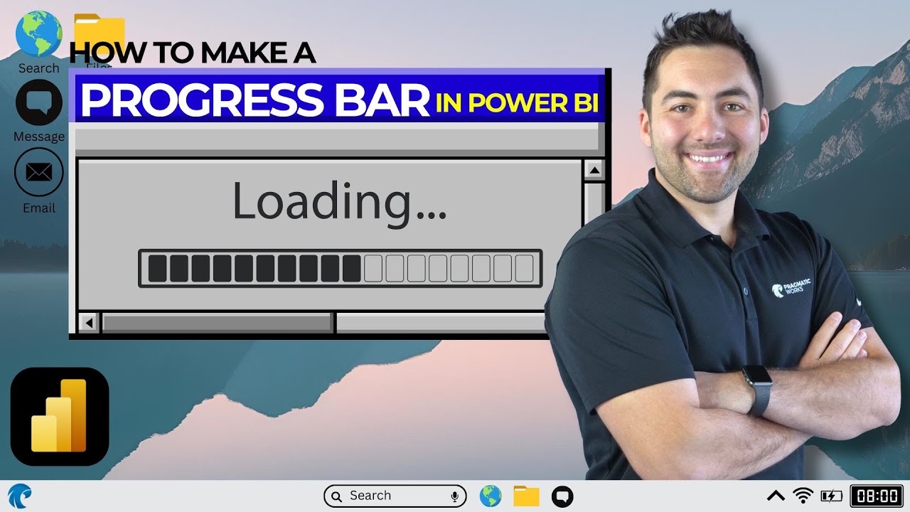 How to Make Progress Bars for YOUR Reports | Power BI Tutorial